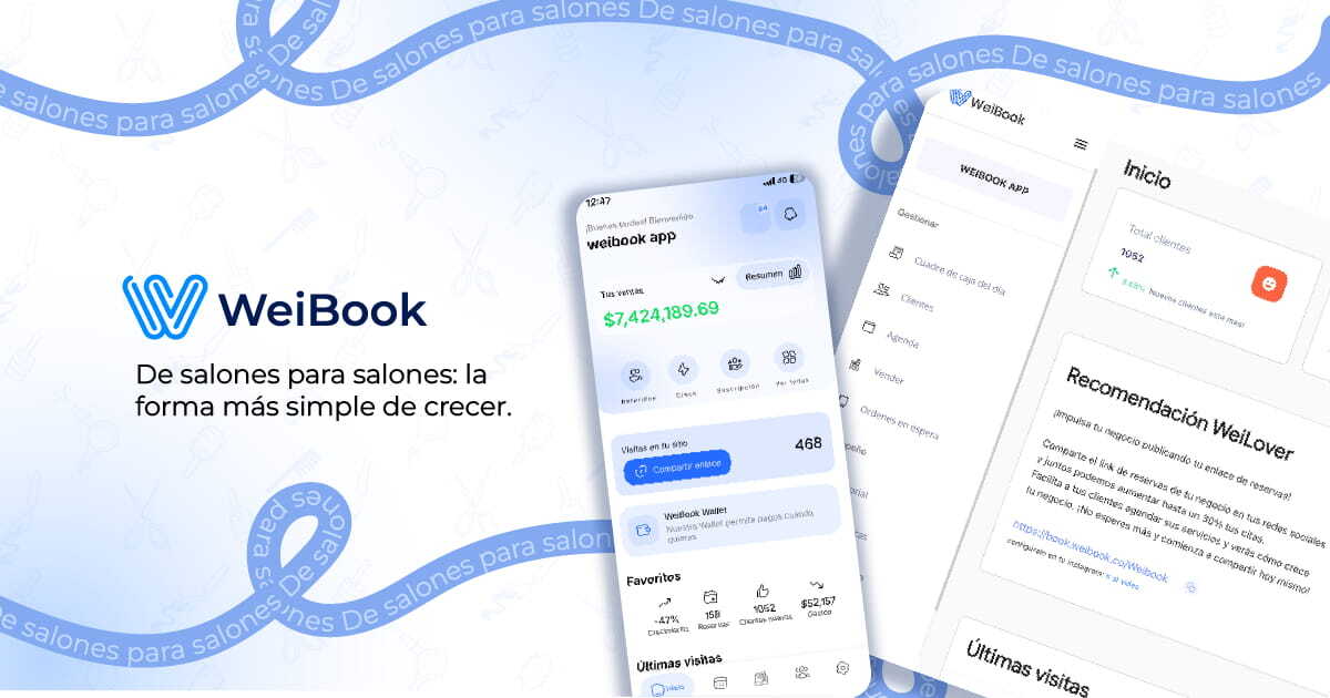 Agenda tu Demo Gratis de WeiBook | Software para Salones de Belleza y Barberías